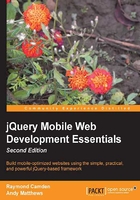 jQuery Mobile Web Development Essentials（Second Edition）最新章节-jQuery Mobile Web Development ...